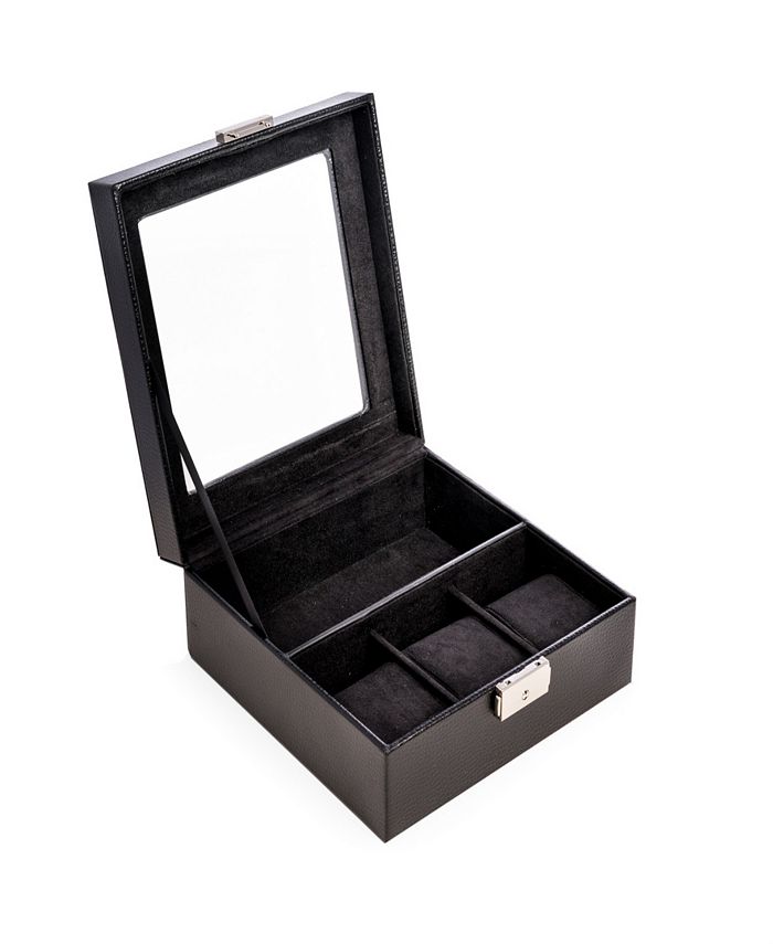 Bey-Berk Leather Watch Box - Macy's