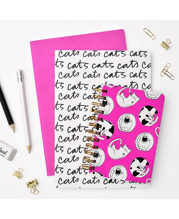 Mara-Mi Kitty Cats Spiral Mini Notebook - Macy's