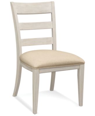 Cutler Wood Back Side Chair - Macy's