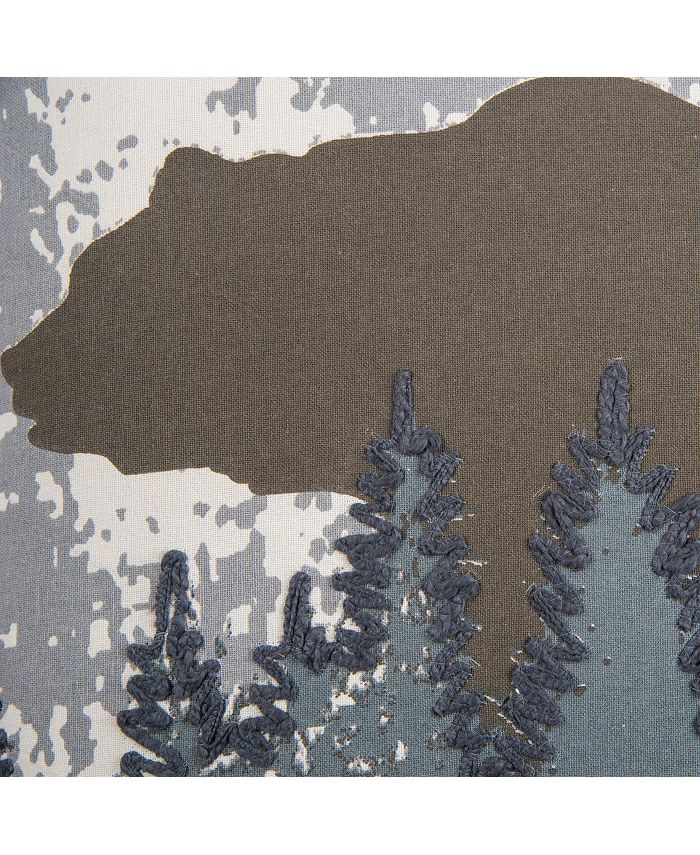 Rizzy Home 20" x 20" Animal Print Poly Filled Pillow - Macy's