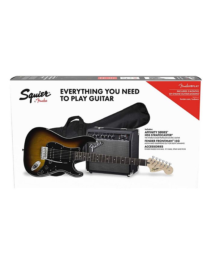 Fender Squier Affinity Series Electric Guitar Starter Pack - Macy's