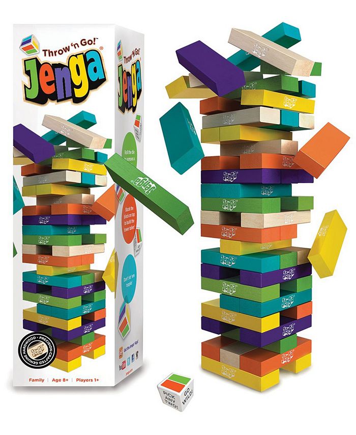 Jenga Throw 'n Go! Puzzle Game - Macy's