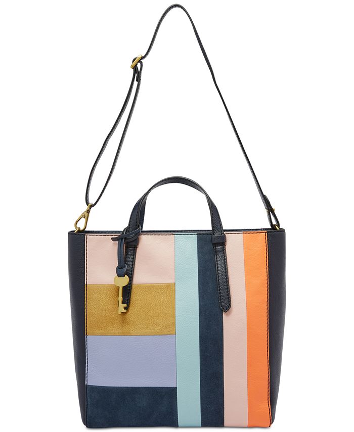 Fossil Camilla Patchwork Leather Backpack - Macy's