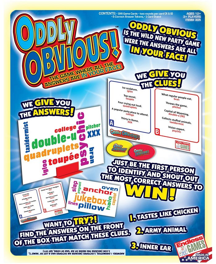 Endless Games Oddly Obvious - Macy's