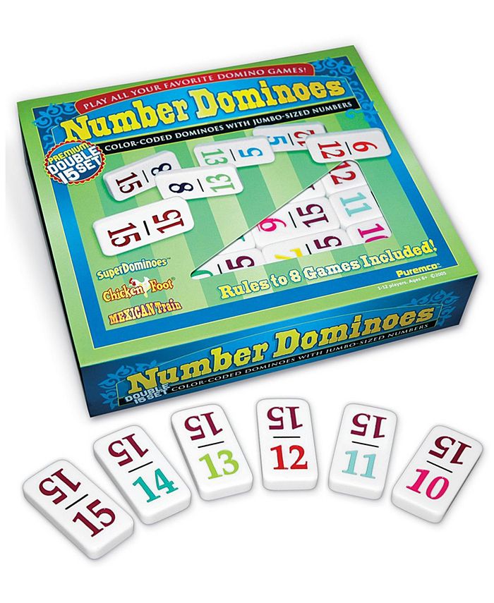 Puremco Number Dominoes - Premium Double 15 Set & Reviews - Kids - Macy's