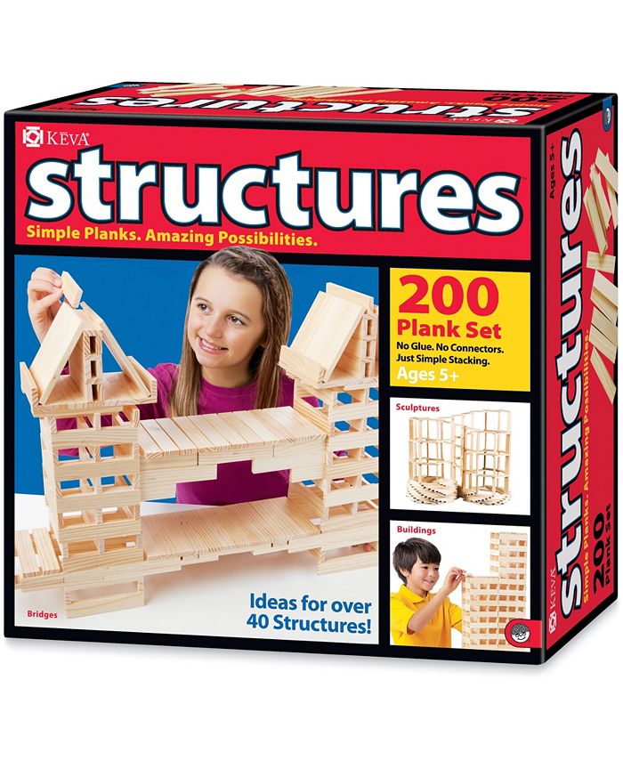 MindWare KEVA Structures - 200 Plank Set - Macy's