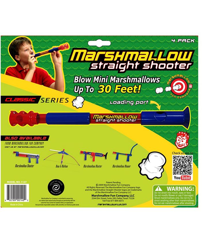 Marshmallow Fun Company Marshmallow Classic Straight Shooter 4-pack ...