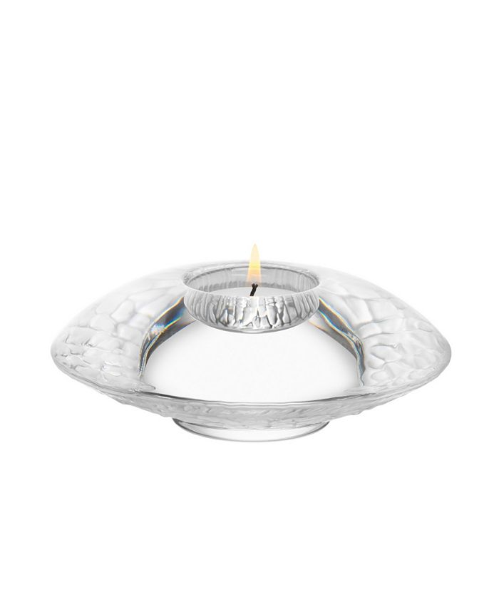 Orrefors Discus Frosted Votive - Macy's