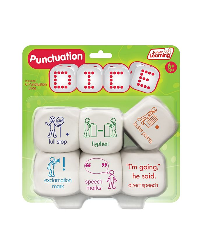 Junior Learning Punctuation Dice Educational Learning Game - Macy's