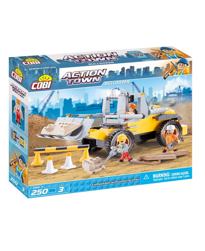 COBI Action Town Construcion Bulldozer 250 Piece Construction Blocks ...