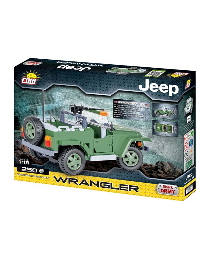 COBI Small Army Jeep Wrangler US Military 1 18 Scale 250 Piece ...