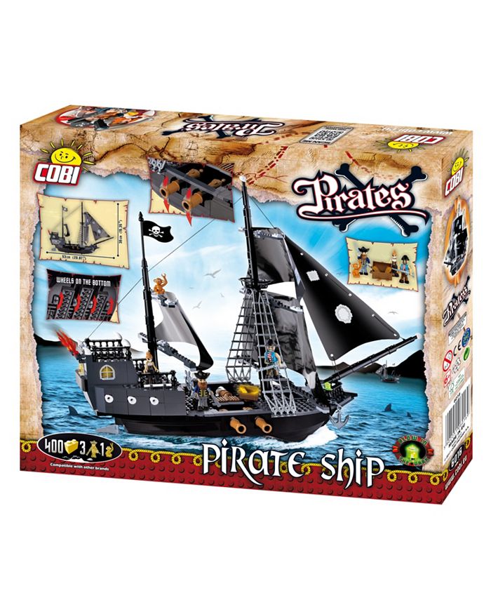 COBI Pirates Pirate Ship 400 Piece Construction Blocks Building Kit ...