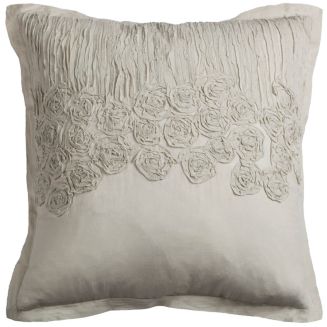 Rizzy Home 20" x 20" Flower and Flourish Down Filled Pillow - Macy's