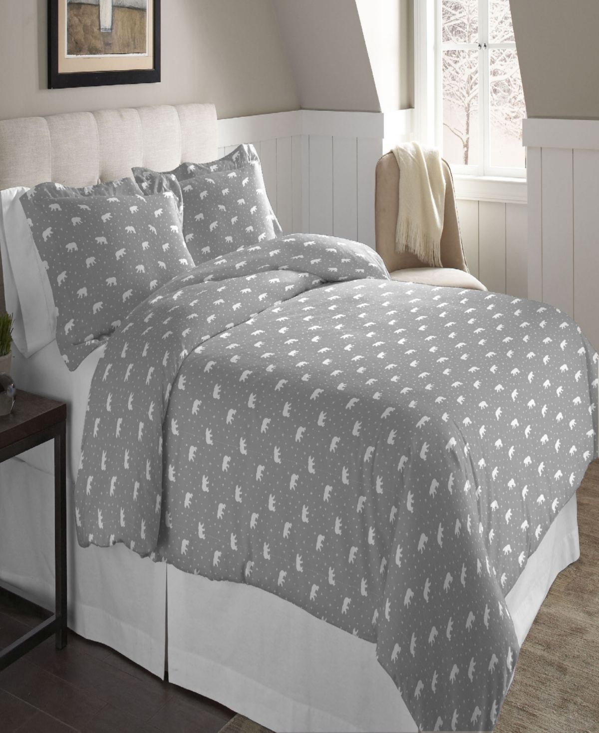 Click here for Pointehaven Polar Bear Superior Weight Cotton Flan... prices