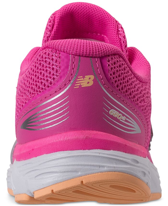 New Balance Girls' 680v5 Wide Width Running Sneakers from Finish Line ...