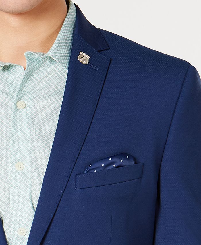 Nick Graham Men's Stretch Slim-Fit Textured Sport Coat - Macy's