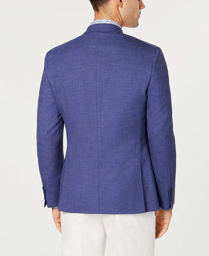 Nick Graham Men's Solid Stretch Slim-Fit Denim Sport Coat - Macy's