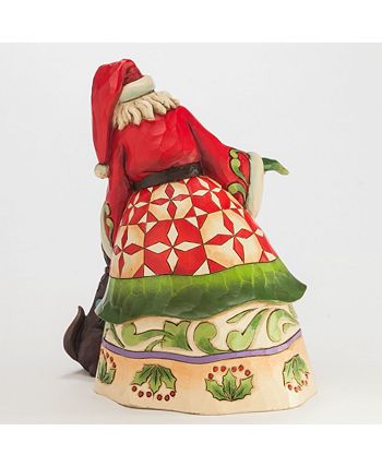 Enesco Santa with Puppy - Macy's