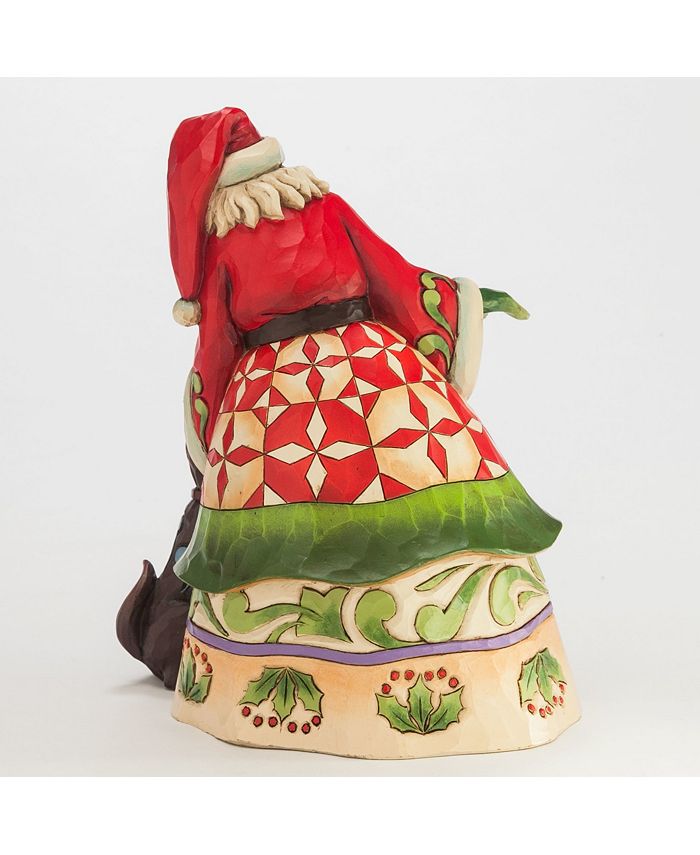 Enesco Santa with Puppy - Macy's