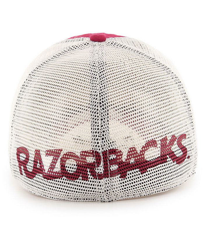 '47 Brand Arkansas Razorbacks Stamper CLOSER Stretch Fitted Cap - Macy's