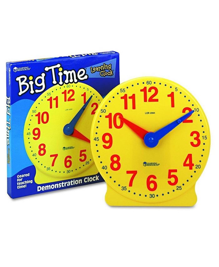 Learning Resources Big Time Demonstration Clock - Macy's