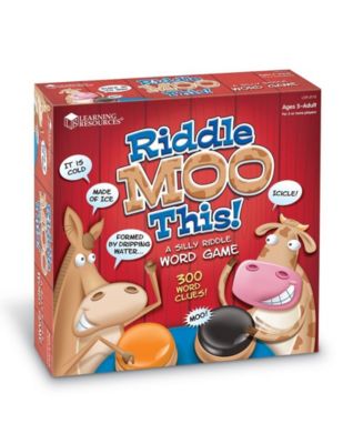 Learning Resources Riddle Moo This Silly Riddle Word Game - Macy's