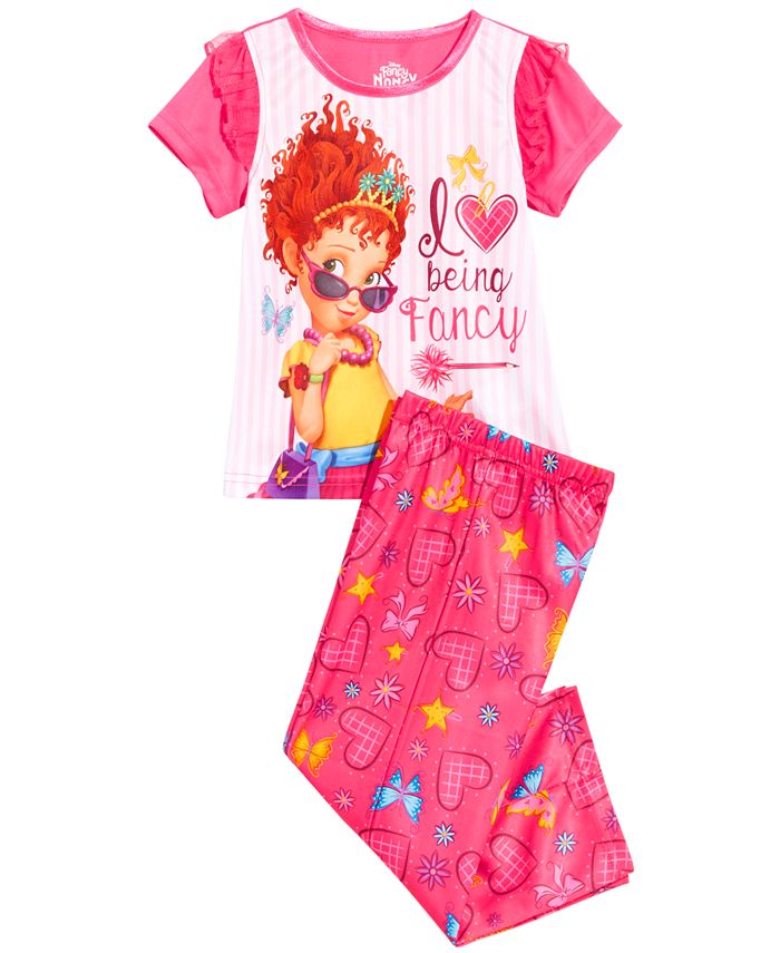 Disney Toddler Girls 2-Pc. Fancy Nancy Pajama Set - Macy's