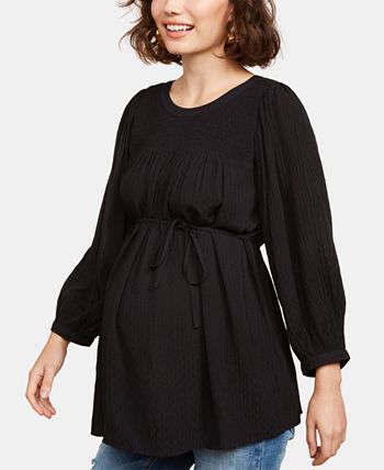 Motherhood Maternity Smocked Blouse - Macy's