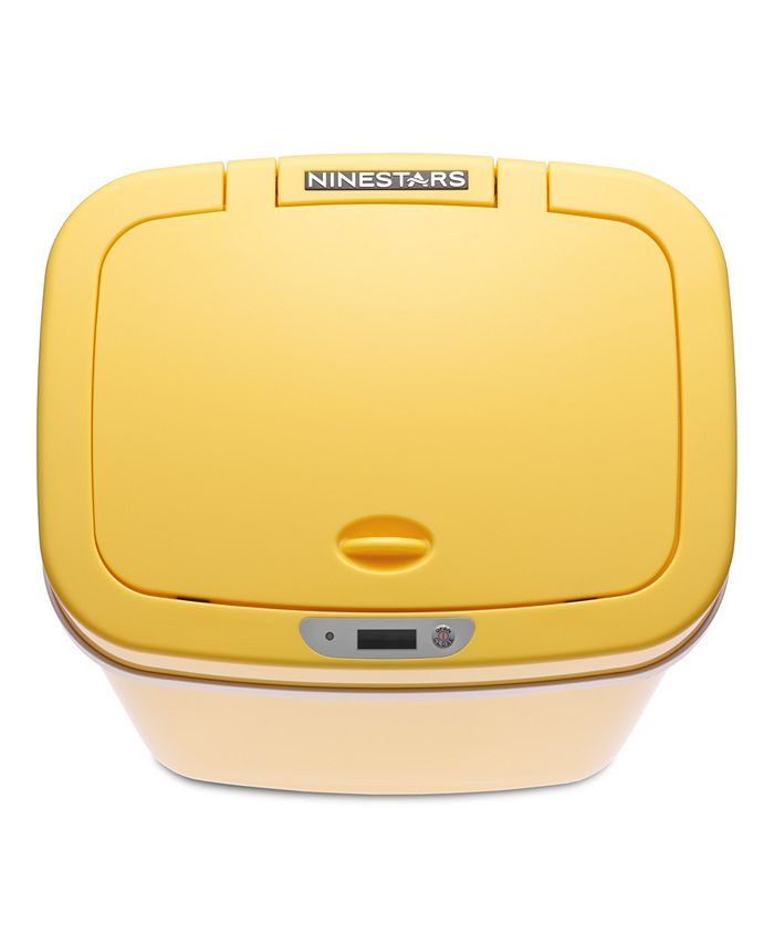 NINE STARS GROUP USA INC Nine Stars 3.2 Gallon Plastic Sensor Trash Can ...