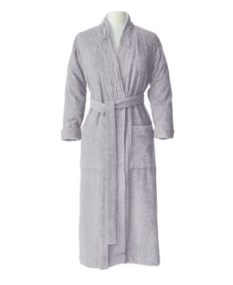 100% Turkish Cotton Pleated Robe - Macy's