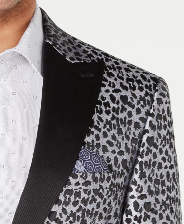 Tallia Men's Slim-Fit Leopard Print Dinner Jacket - Macy's