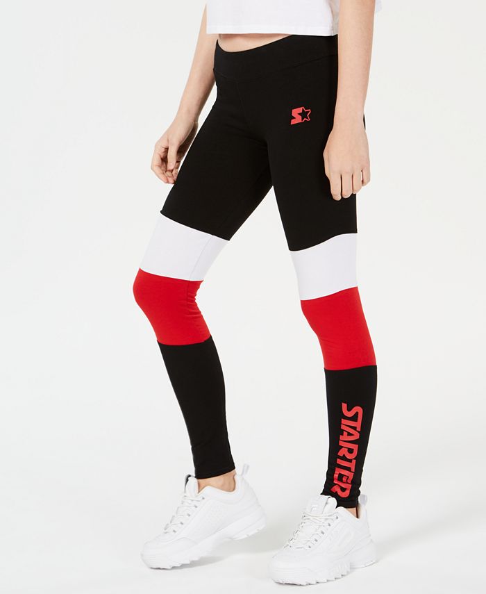 Starter Colorblocked Graphic Leggings - Macy's