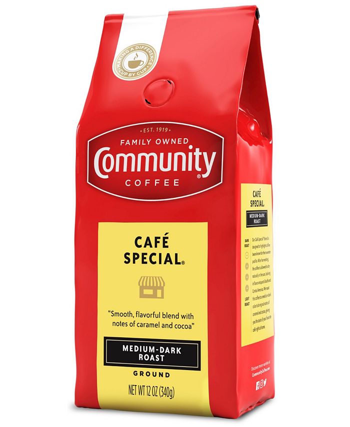 Community Coffee Cafe Special Medium-Dark Roast Premium Ground Coffee ...