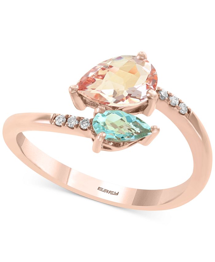 EFFY Collection EFFY® Multi-Gemstone (9/10 ct. t.w.) & Diamond Accent ...