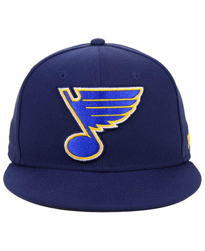 Authentic NHL Headwear St. Louis Blues Basic Fan Fitted Cap - Macy's