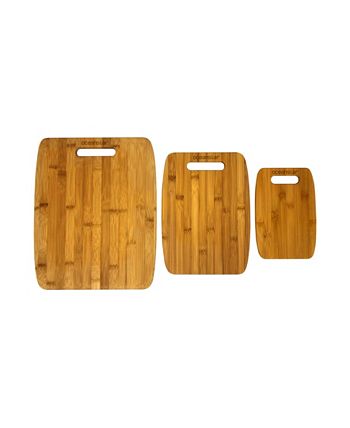 Oceanstar 3-Piece Bamboo Cutting Board Set - Macy's