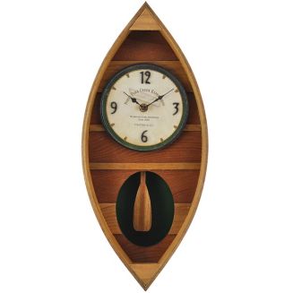 FirsTime & Co.® Wood Canoe Clock - Macy's