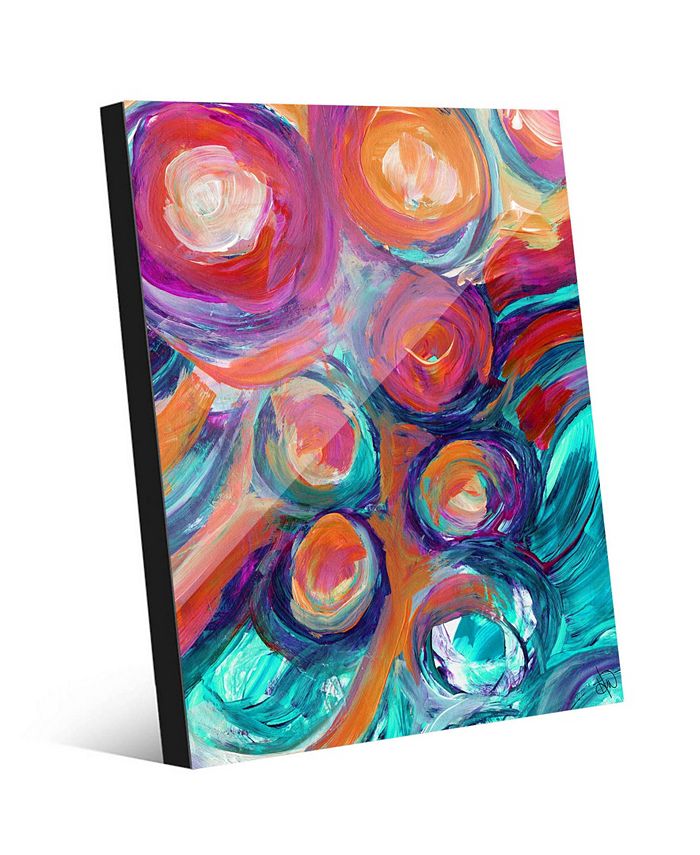 Creative Gallery Zuzu Delta Abstract 16" x 20" Acrylic Wall Art Print ...
