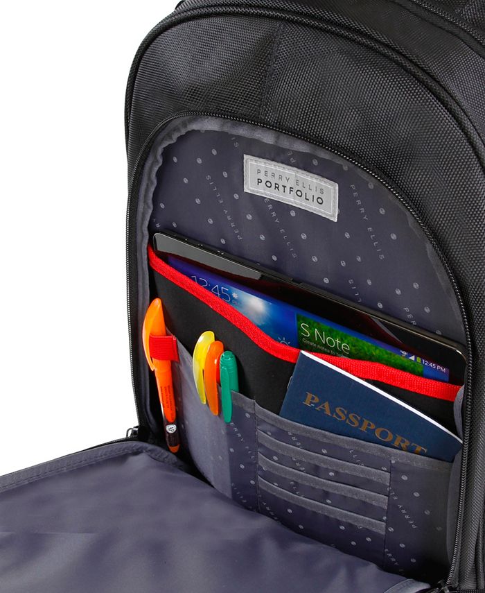 Perry Ellis 327 Laptop Backpack - Macy's
