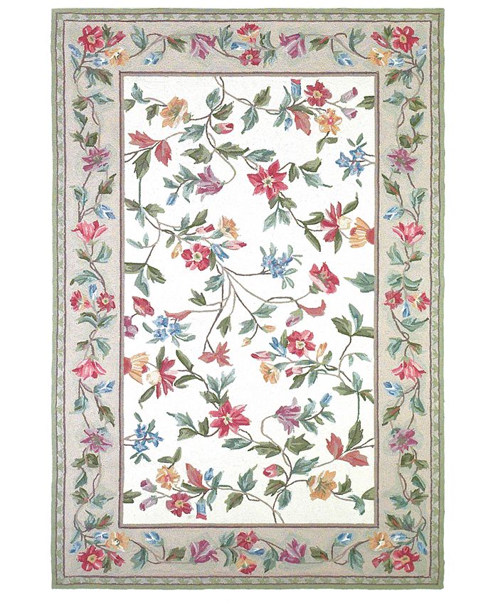 Kas Colonial Vine 1707 Ivory 2' x 8' Runner Area Rug - Macy's
