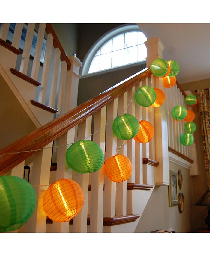 Macy's Lumabase Set of 10- 6" Nylon Battery Powered String Lights - Macy's