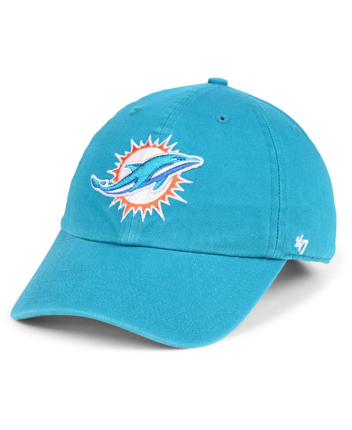 Click here for 47 Brand Miami Dolphins Clean Up Cap - Blue Azure prices