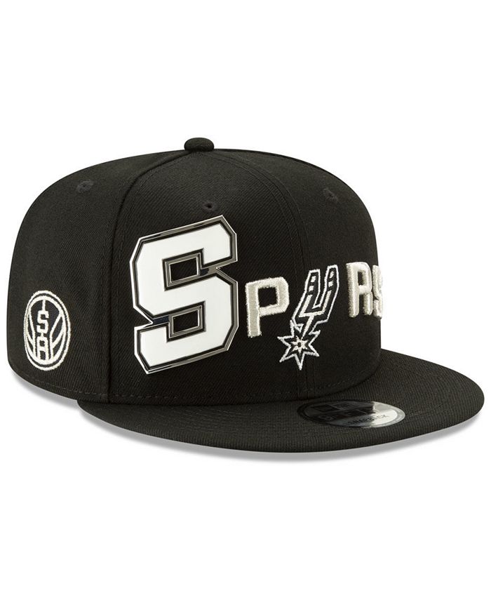 New Era San Antonio Spurs Enamel Script 9FIFTY Snapback Cap - Macy's