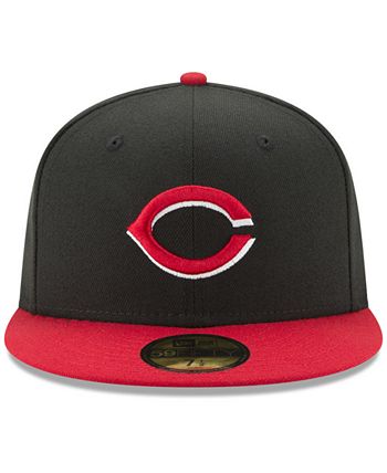 New Era Cincinnati Reds Authentic Collection Anniversary Patch 59FIFTY ...