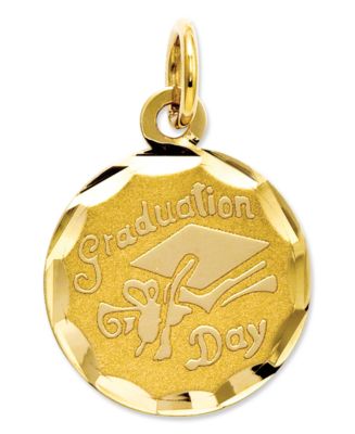 14k Gold Charm, Graduation Cap Charm - Macy's