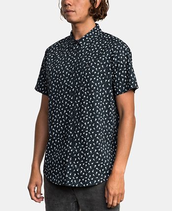 RVCA Men's Floral Graphic Shirt - Macy's