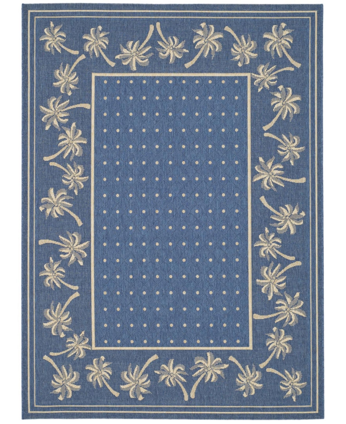 Click here for Safavieh Courtyard CY5148 Blue and Ivory 53 x 77 O... prices
