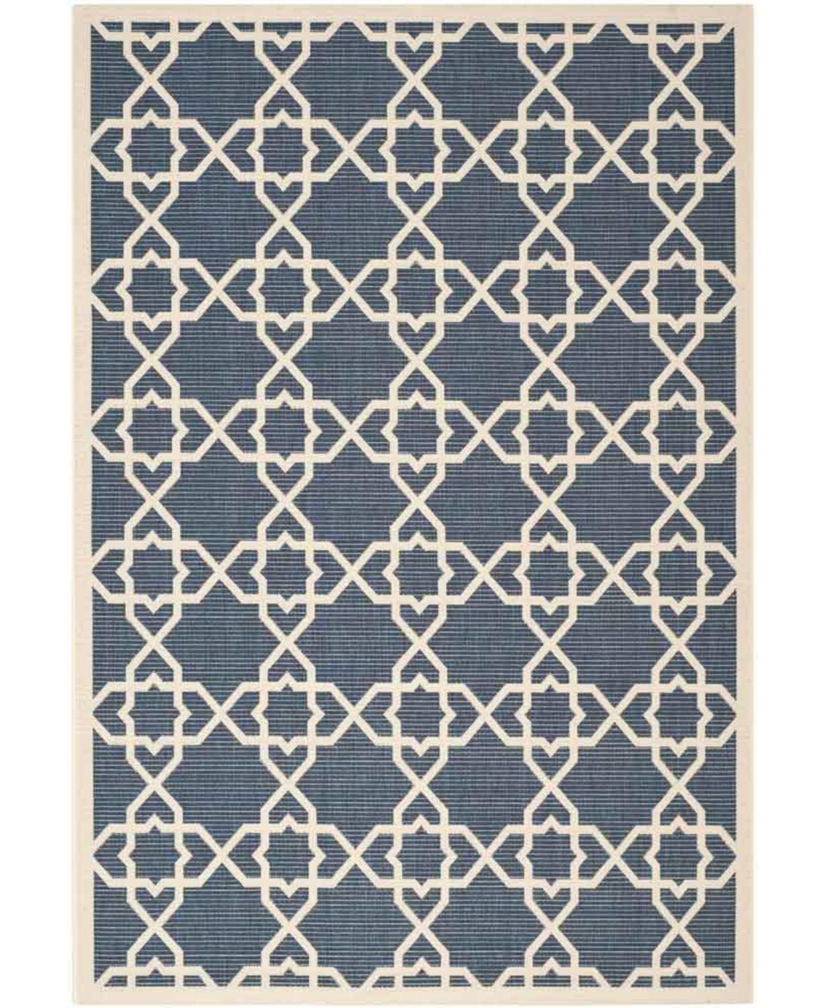 Click here for Safavieh Courtyard CY6032 Navy and Beige 53 x 77 S... prices