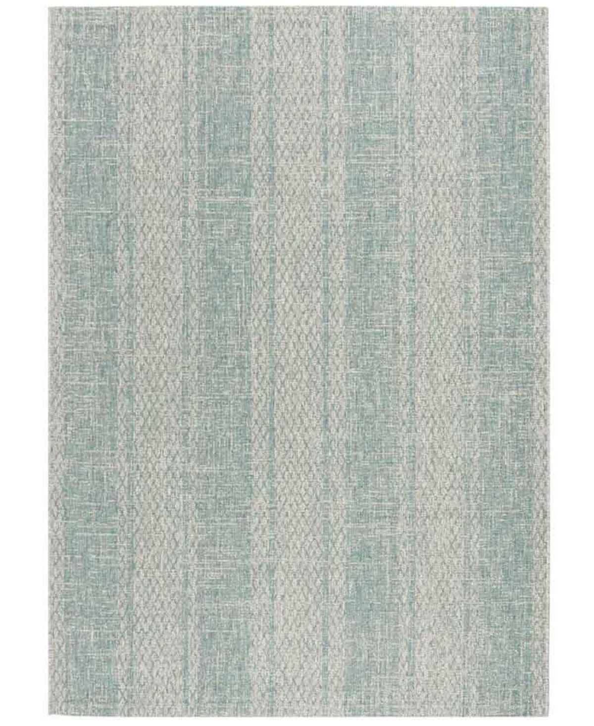 Click here for Safavieh Courtyard CY8736 Light Gray and Aqua 53 x... prices