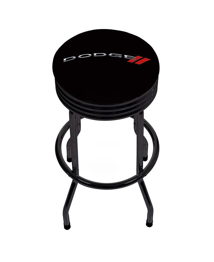 Trademark Global Dodge Single Ring Ribbed Bar Stool - Macy's